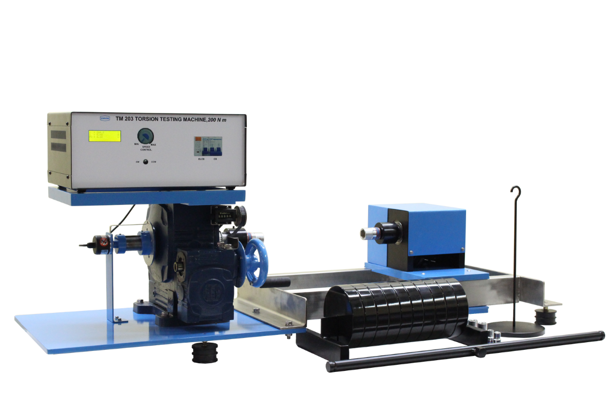 TM 203E TORSION TESTING MACHINE, 200 N-m., Computer Interface – ESSOM